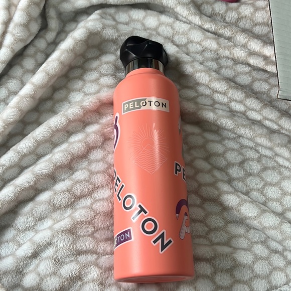 Peloton | Other | Peloton 25oz Stainless Steel Sticker Bottle Pink ...